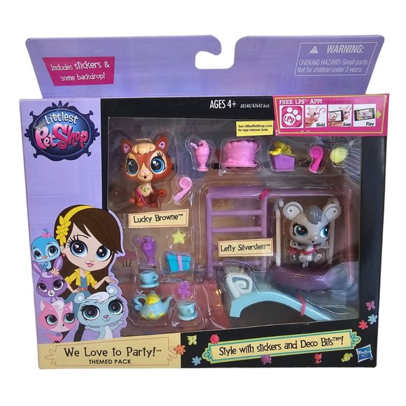 Hasbro | Toys | Hasbro Littlest Pet Shop We Love To Party Pack 3696 ...
